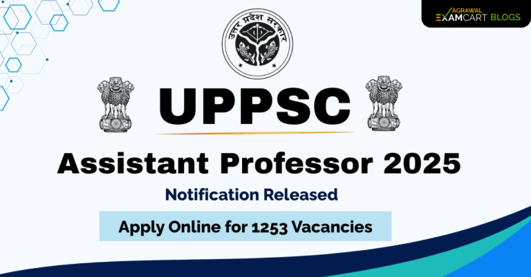 UPPSC Assistant Professor 2025: Notification for 1253 Vacancies